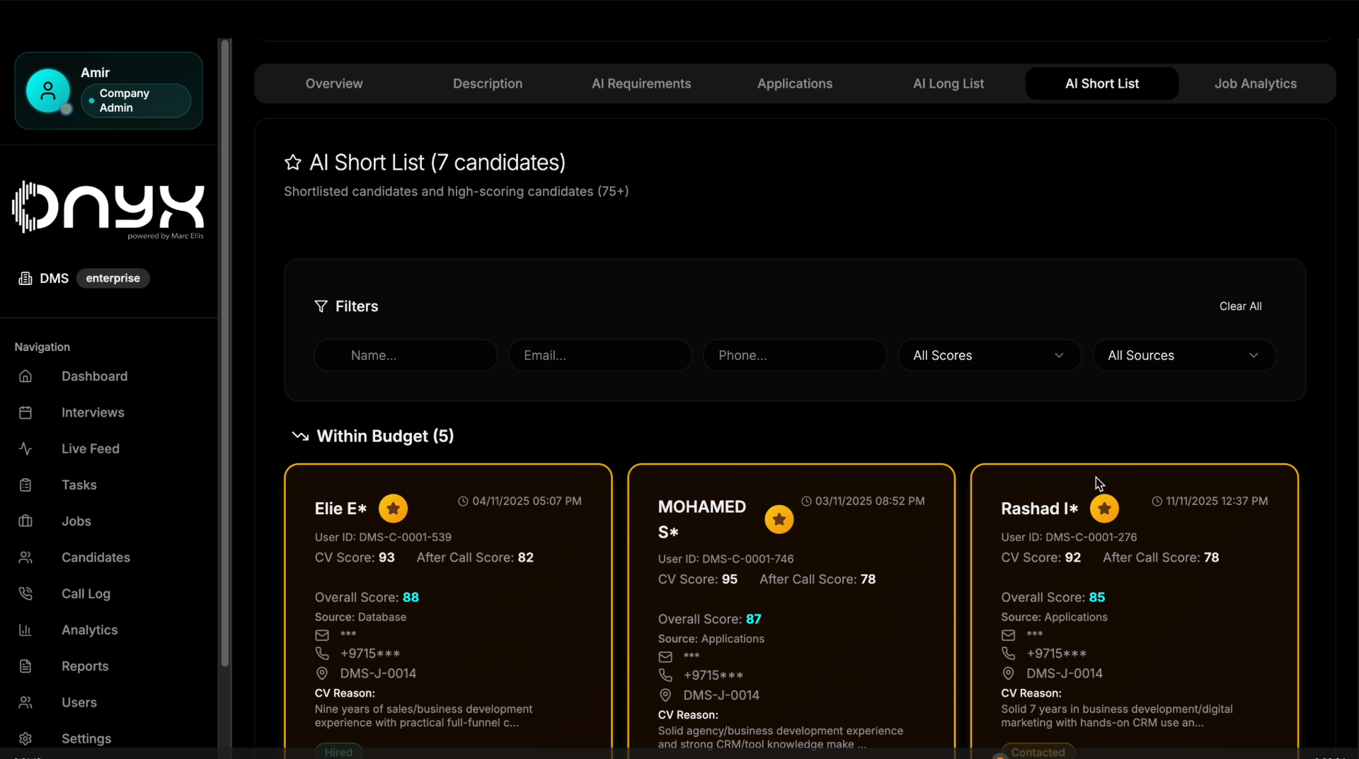 Onyx — The AI Recruiter That Never Sleeps