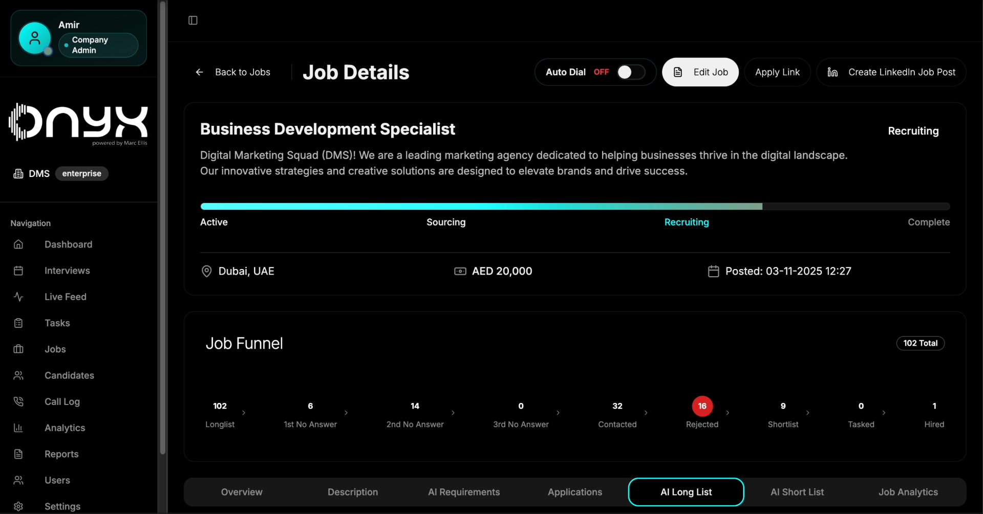 Onyx — The AI Recruiter That Never Sleeps